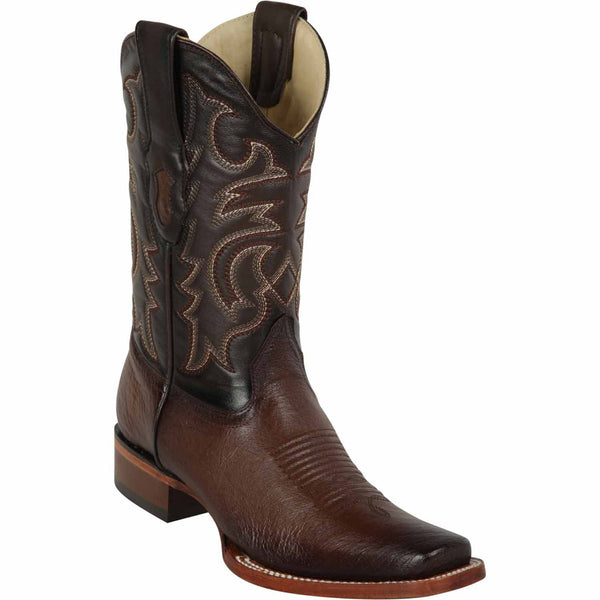 6 Square Toe Ostrich Boots