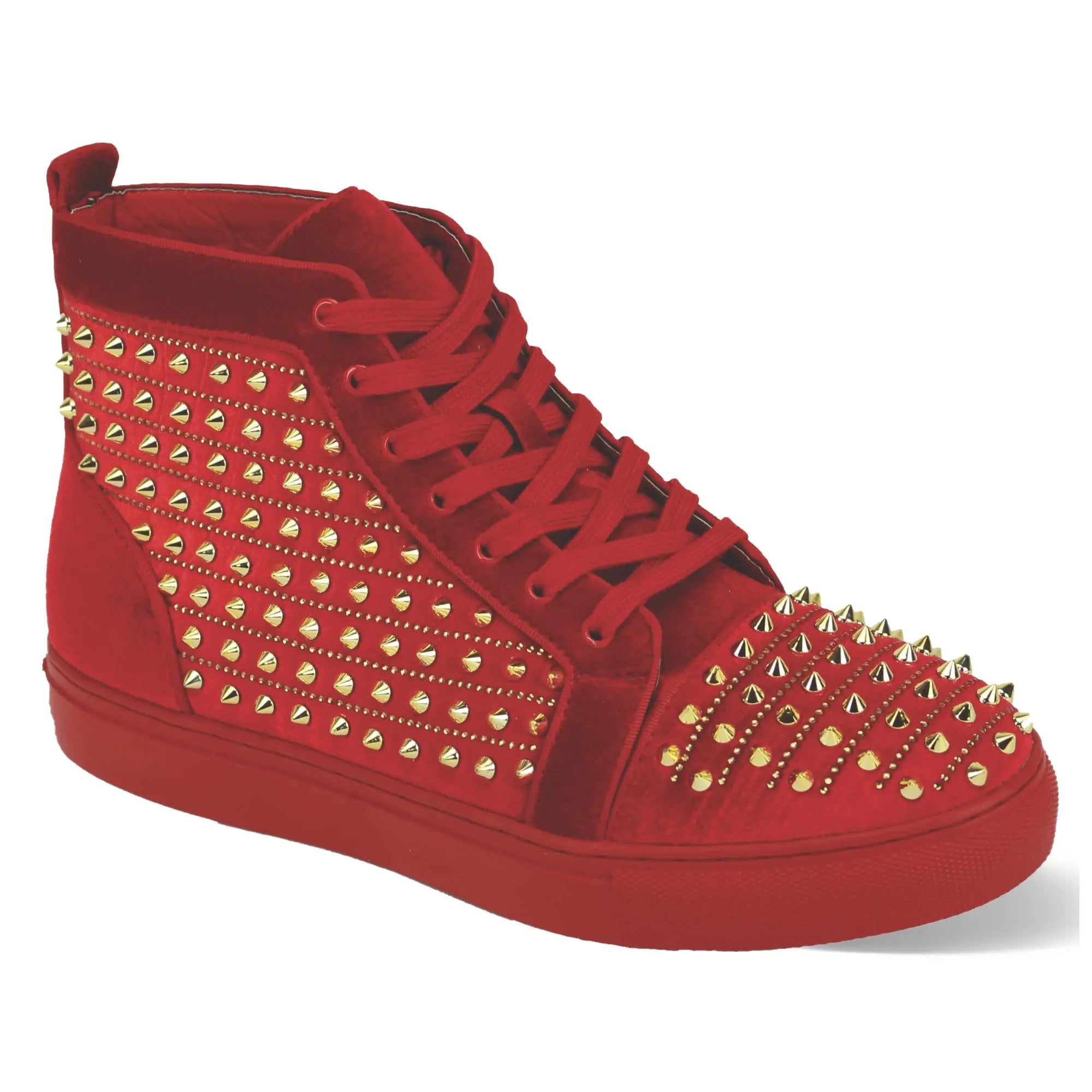 7 Junior Studded High Top Sneakers