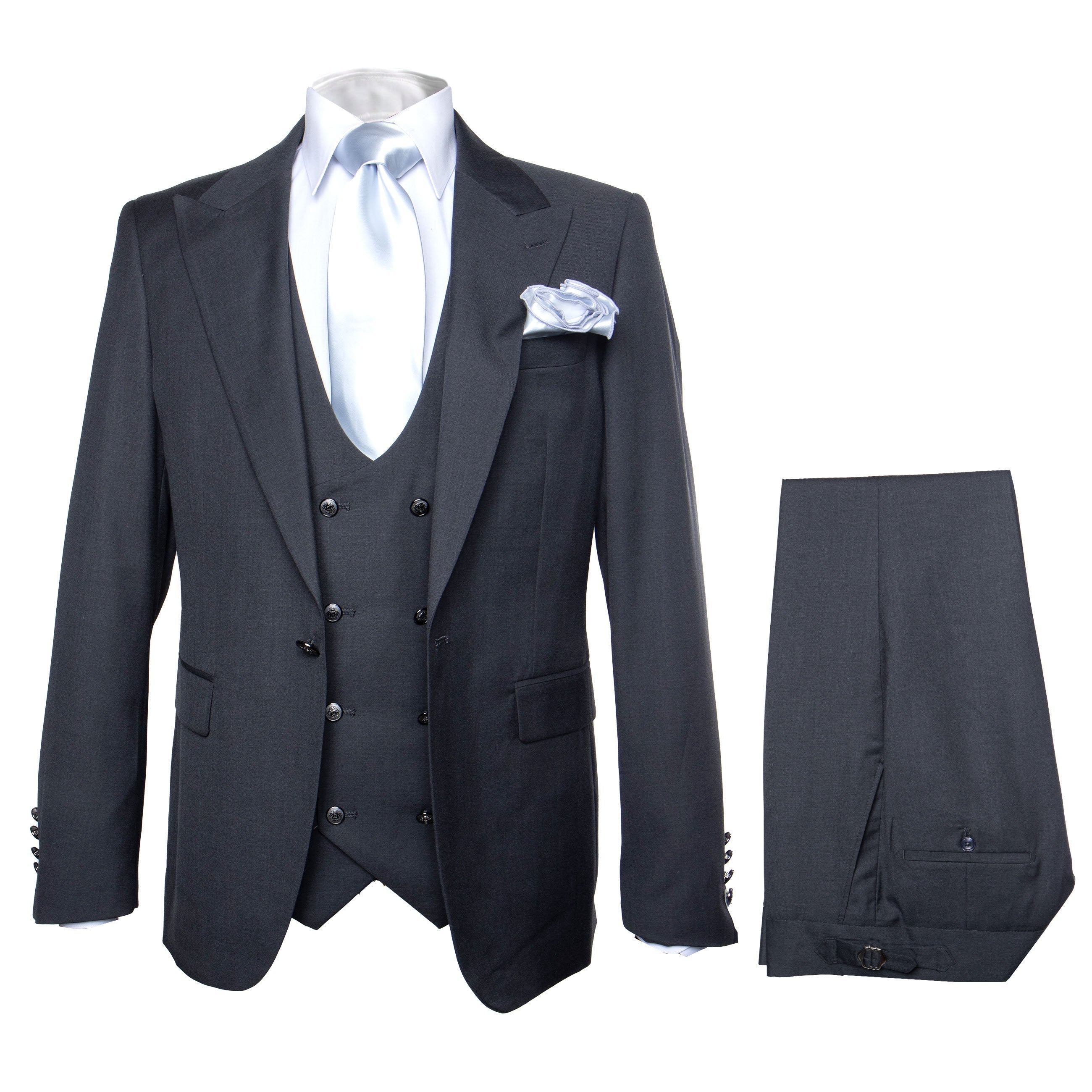 34R ROSSI MAN SLIM FIT 3 PIECE SUIT BOND RM1779