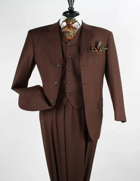 38 Pleated Suit - Mens Suits With Pleated Pant - Regular Fit Suit ...