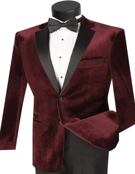 34 Mens Burgundy Prom Tuxedo - Maroon Wedding Dinner Prom Suit