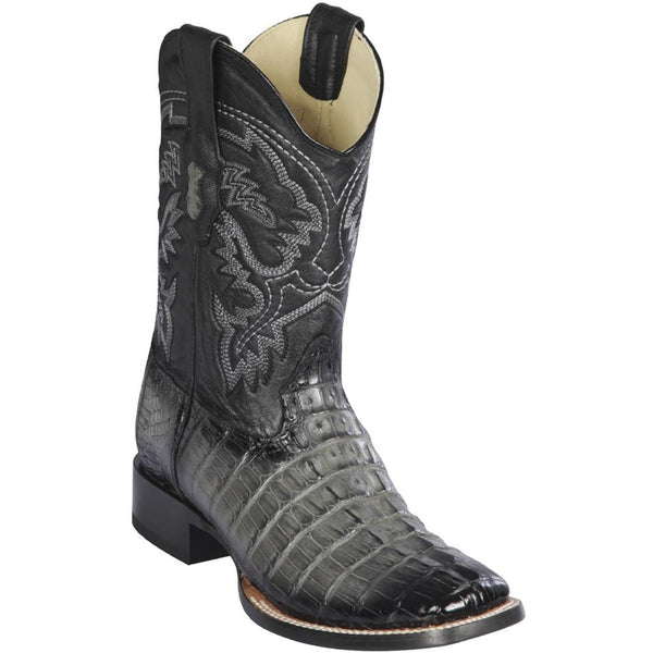 6 Grey Caiman Boots