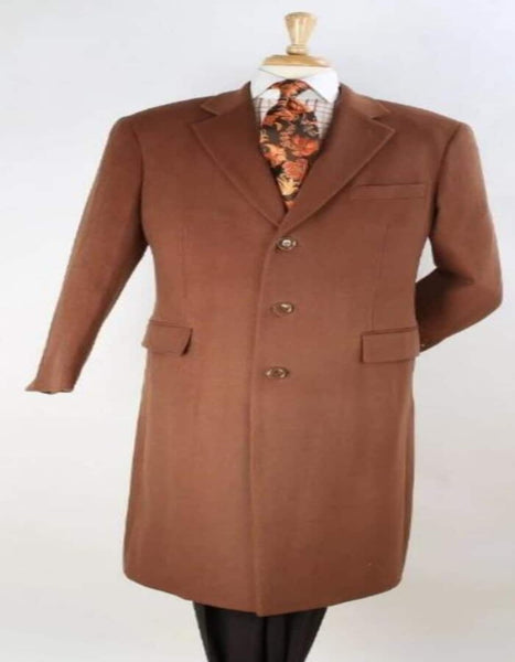 Coat Mens Overcoat - Topcoat For Men - Winter Fabric - Men's Vicuna ...