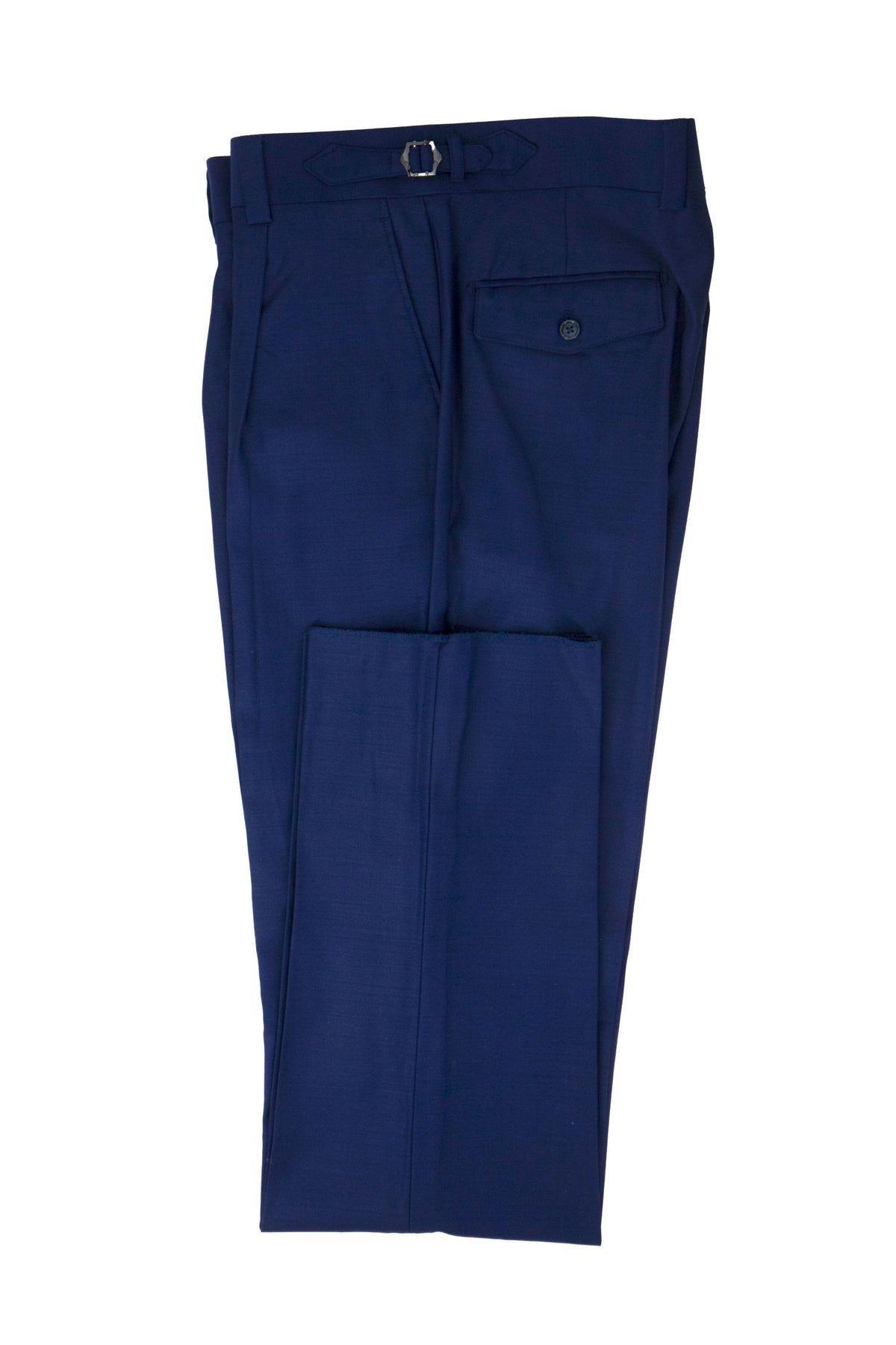 32 Tiglio Luxe French Blue Semi-Wide Leg Wool Marbella Dress Pants