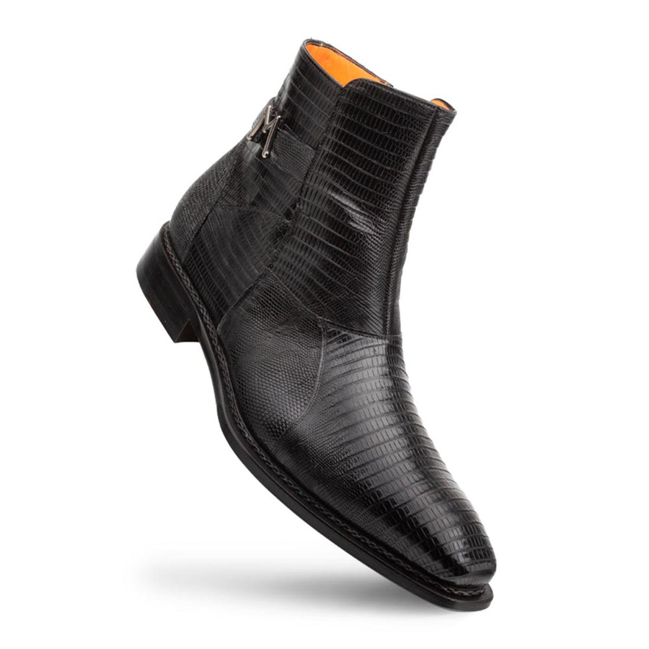 8 Peninsula Emblem Black Lizard Boots By Mezlan Made In Spain Brand