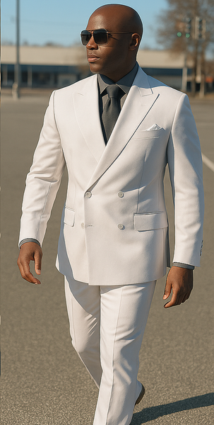 38 Rossiman Rossi Man Men's Tailored Dress Suit ƒ?? Premium Formalwear