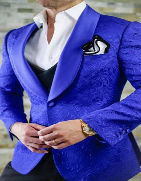 38 Blue Prom Suit For Men - Blue Homecoming Tuxedo - Royal Blue