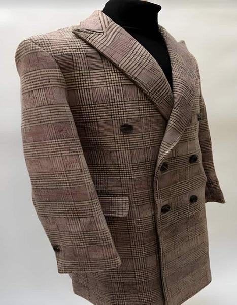 Coat Mens Overcoat - Topcoat For Men - Winter Fabric - Mens Plaid ...