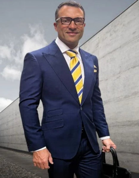 34 Statement Suits - Wool Suits - Peak Lapel Suits - Ticket Pocket ...