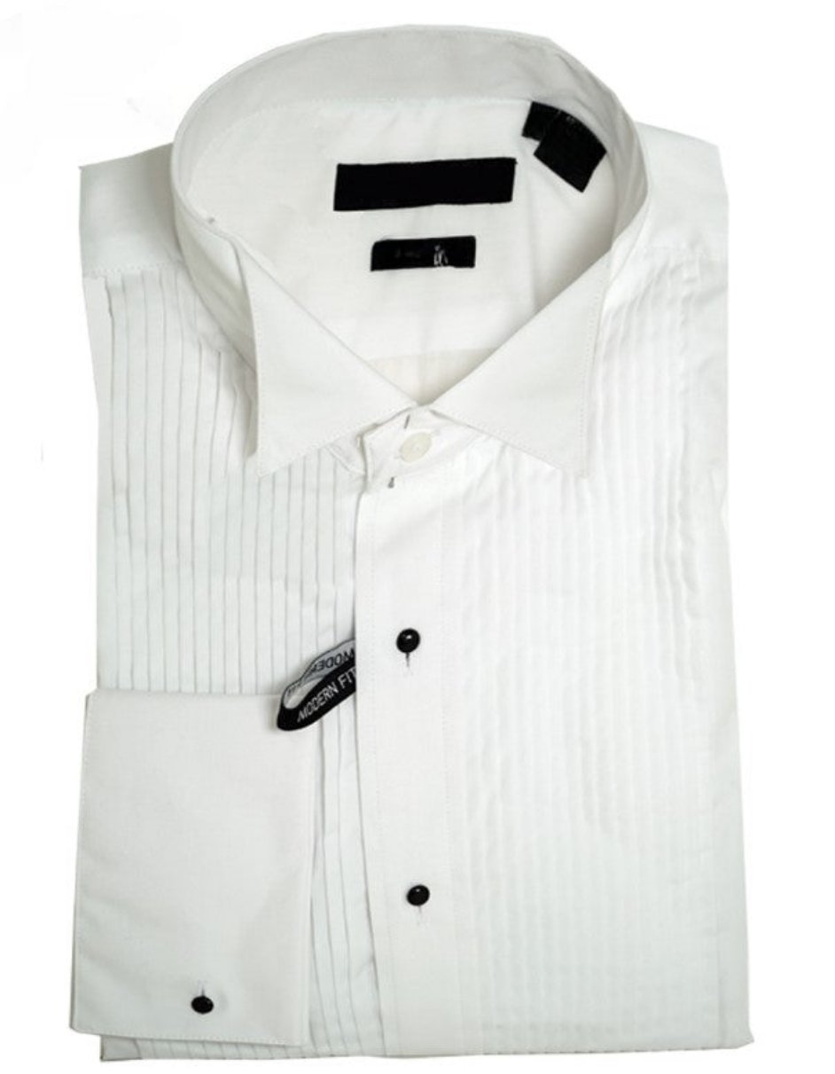 Compressor Hose Azar Men's Slim Fit Wing Tip Tuxedo Shirt - French Cuff ...