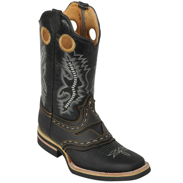 6 Botas de Cuero Crazy Original Horma Rodeo Cuadrada