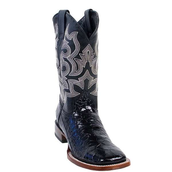 6 Botas de Tortuga Grabada Horma Rodeo Cuadrada