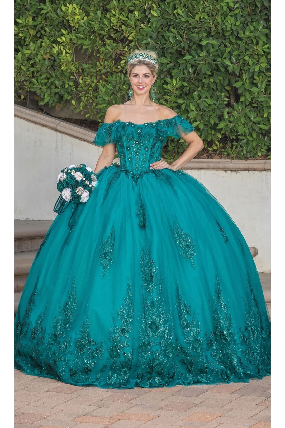 XS Dancing Queen Dresses DQ-1794 Quinceanera Gown for Radiant Elegance