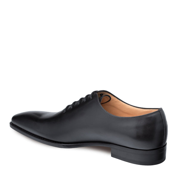 8 Mens Mezlan Pamplona Calfskin Plain Toe Dress Shoe in Black
