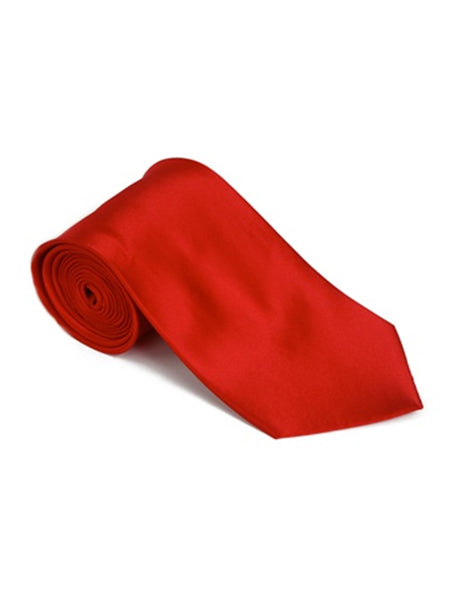 One Bright Red Neck Tie