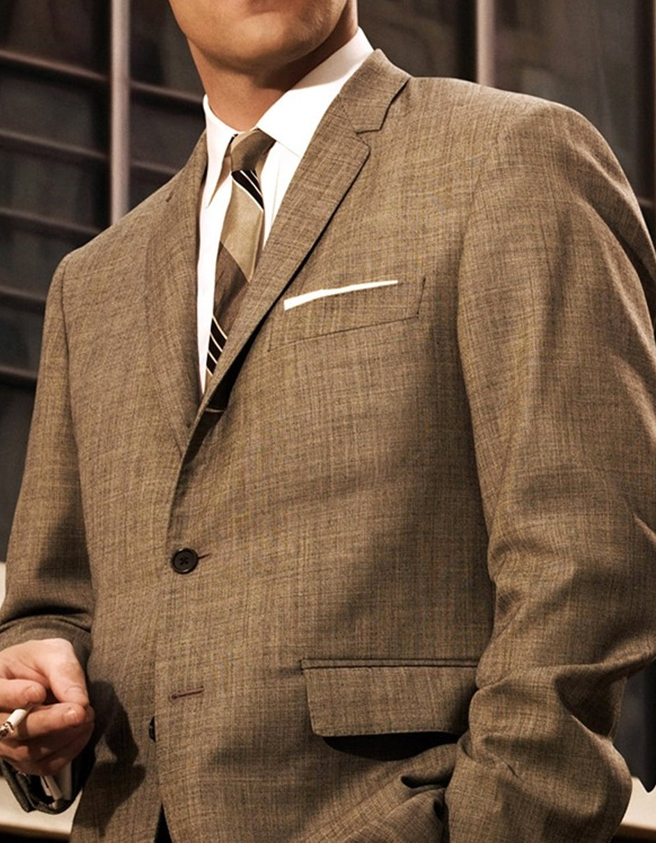 46 Mens Don Draper Light Grey Suit Costume